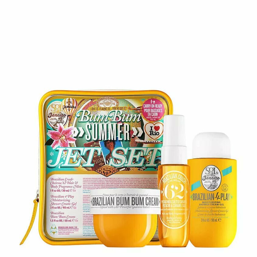 Sol de Janeiro Bum Bum Jet Set Набор косметики для ухода за кожей