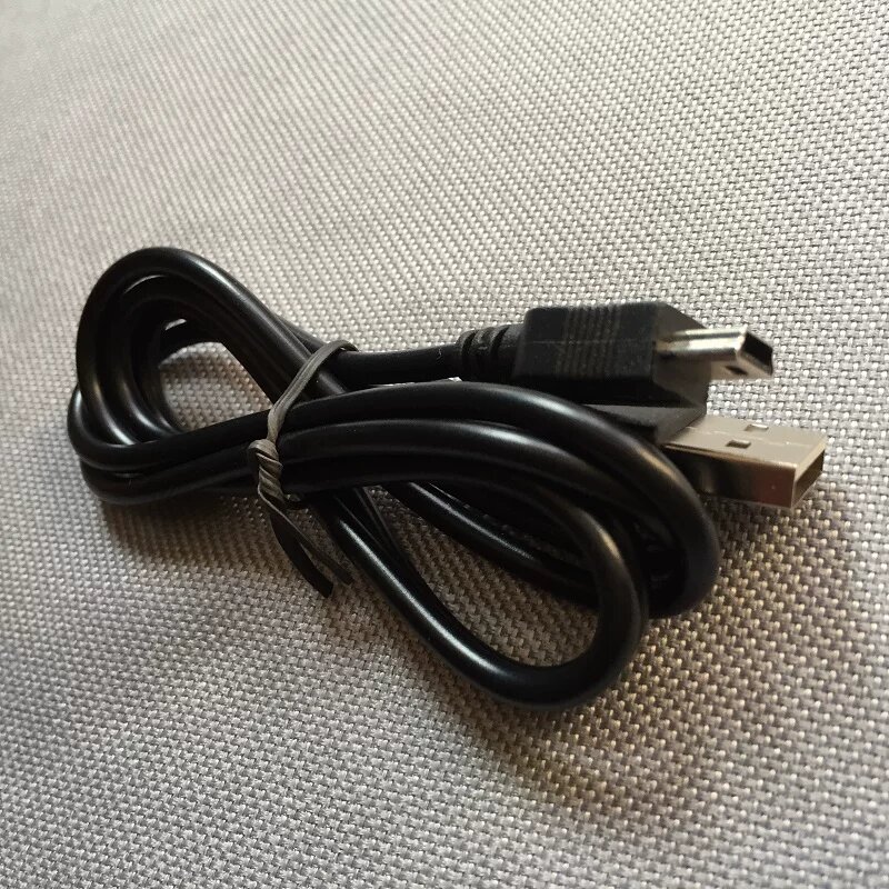 5-контактный кабель для передачи данных совместимый с Sony PSP1000/2000/3000 USB Type-A к 5-контактному Micro-USB 1 метр