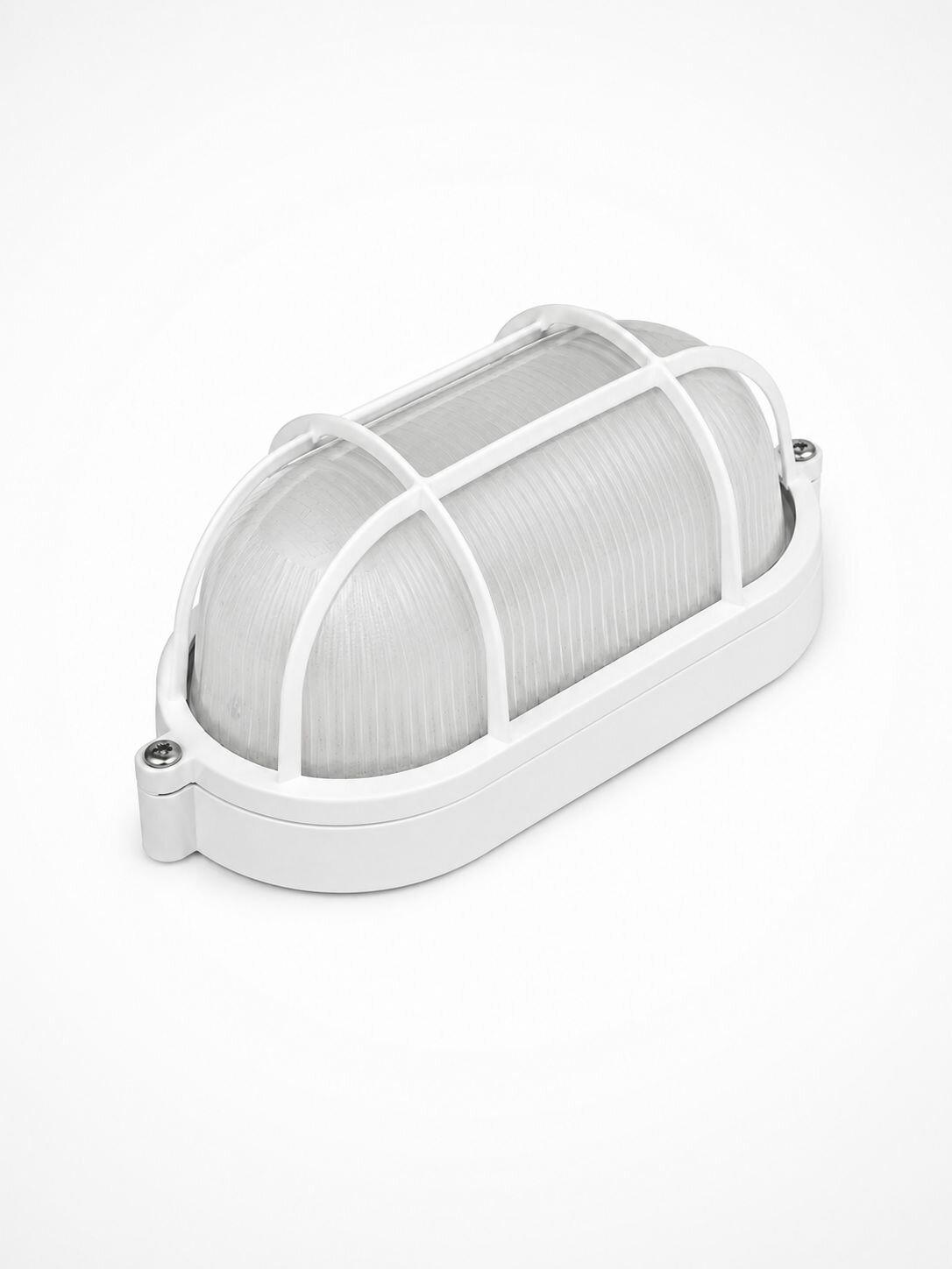Светильник НПП-60w овальный с решеткой IP54