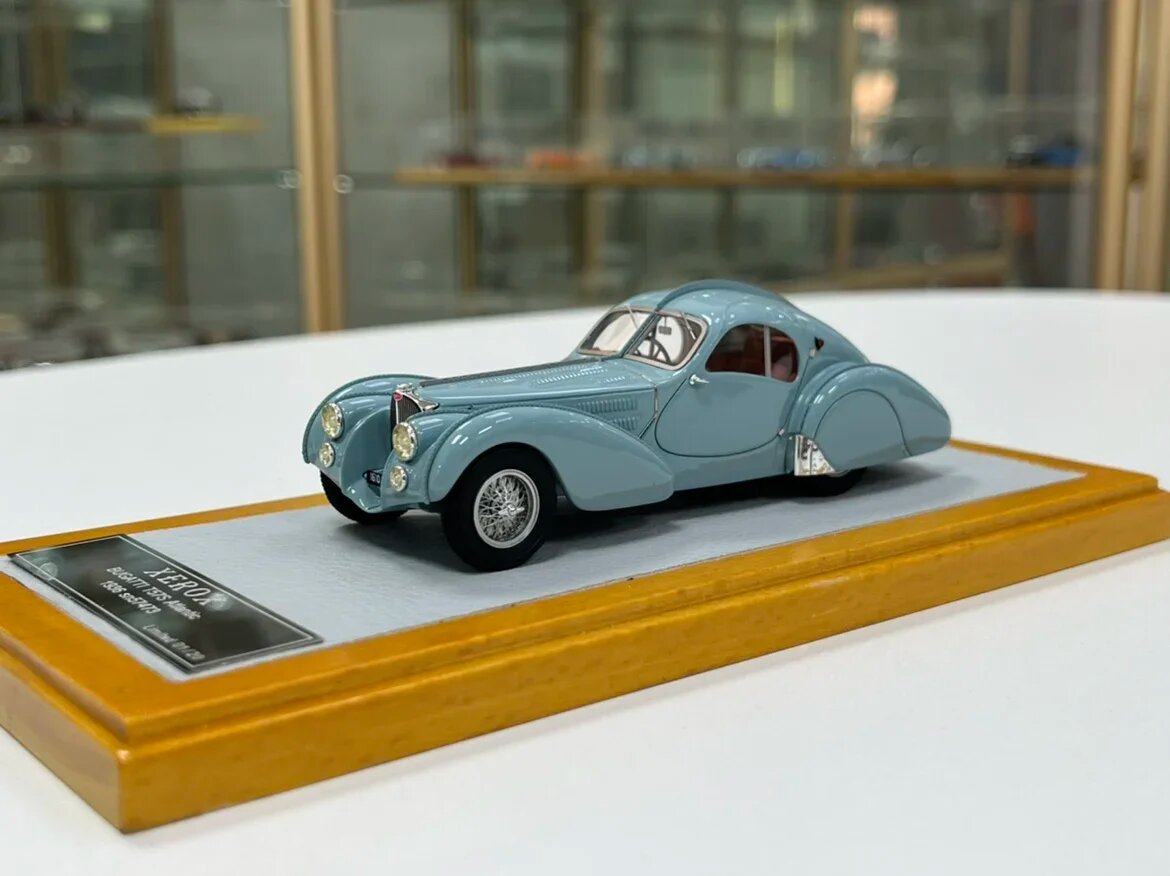 XEROX 1:43 57S Atlantic 1936 модель автомобиля Голубой, небесно-голубой