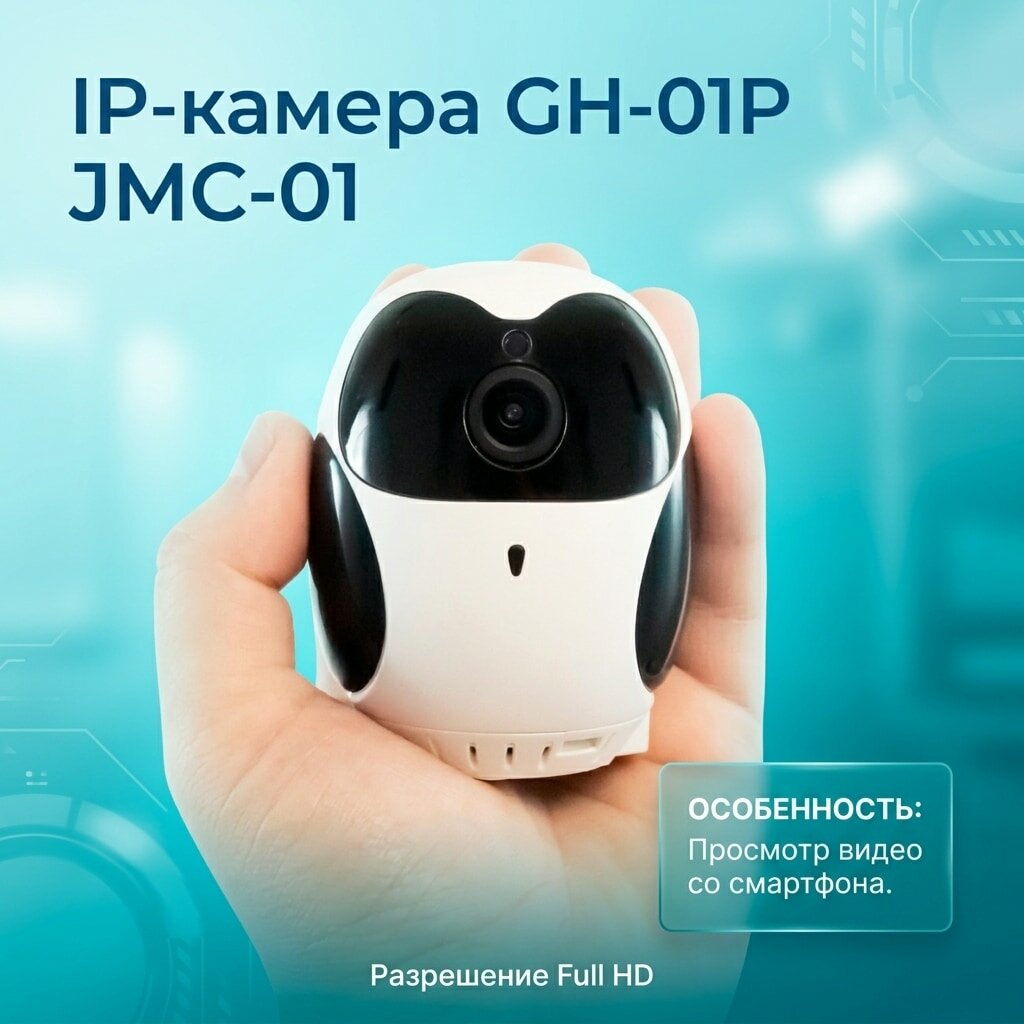 Автономная аккумуляторная поворотная WiFi IP‑камера JMC-GH01