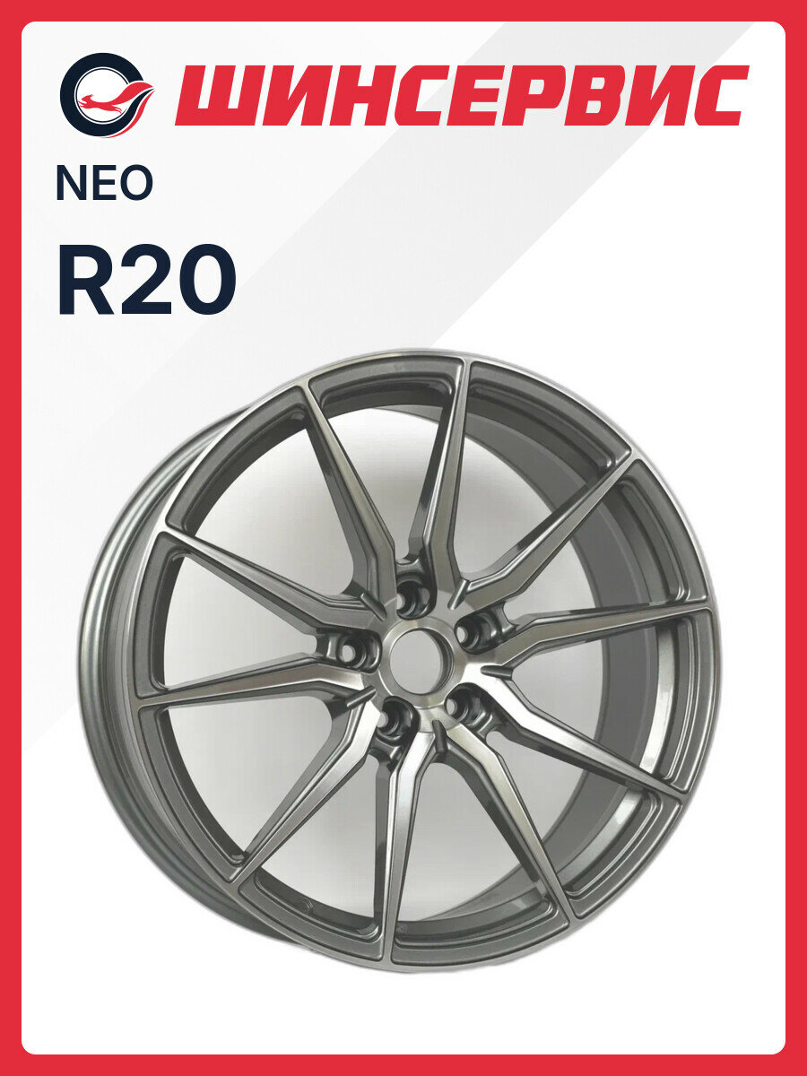 Литой колесный диск NEO 206FF R20x9J 5x108 ET38.5 ЦО63.3 для автомобиля