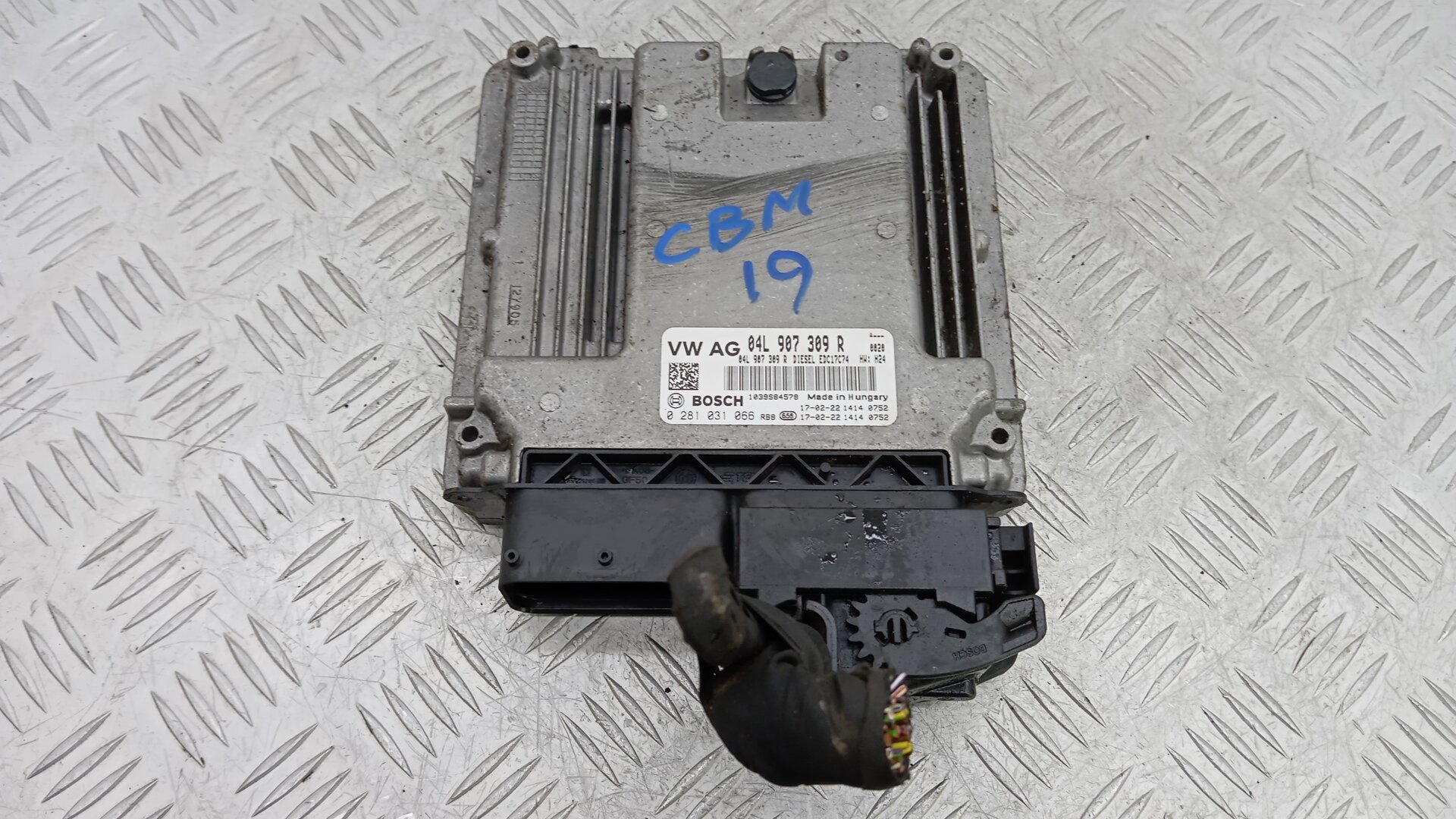 Блок управления двс VOLKSWAGEN PASSAT B8, Номер 04L907309R, 0281031066