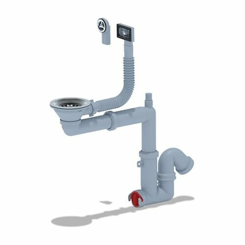 RU-АП F5345S Сифон Ани 3 1/2"* 40 смещенный с отводом
