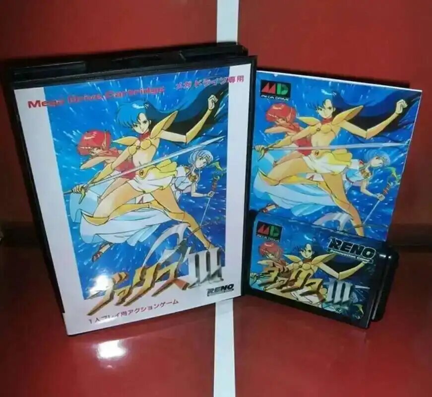 Valis III для Sega MD/Megadrive/Genesis, цвет JP CASE - JP SHELL