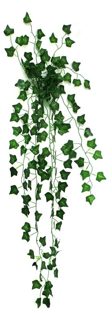 Искусственный плющ "Holodilova", свисающий, полиэстер, цвет зеленый, длина 1 м