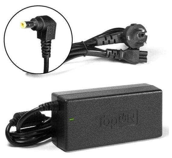 Блок питания для TFT монитора Topon Acer, BenQ, NEC, Sony, Viewsonic, Gem, HP, Megavision, LG, Planar. 12V 5A (5.5x2.5mm) 60W. PN: CH-1205, 1050F, EA1050F