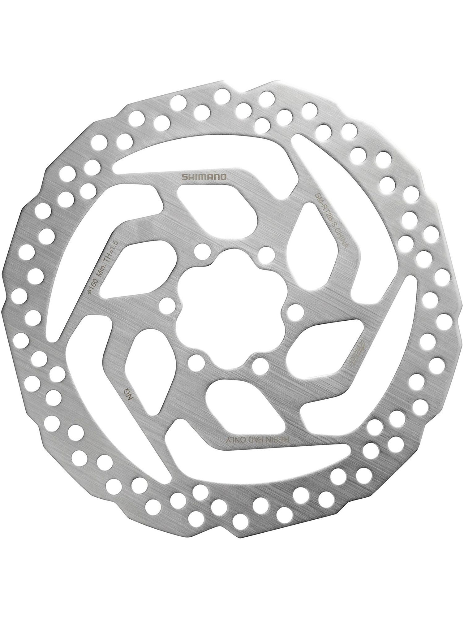 Shimano Тормозной диск для велосипеда SM-RT26-S, 160 мм