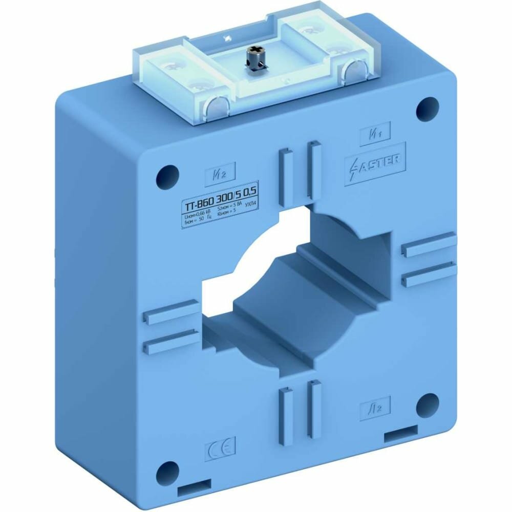 Трансформатор тока ASTER ТТ-В60, 0,5, шинный tt-60-300, промышленный низковольтный трансформатор с регулируемым током