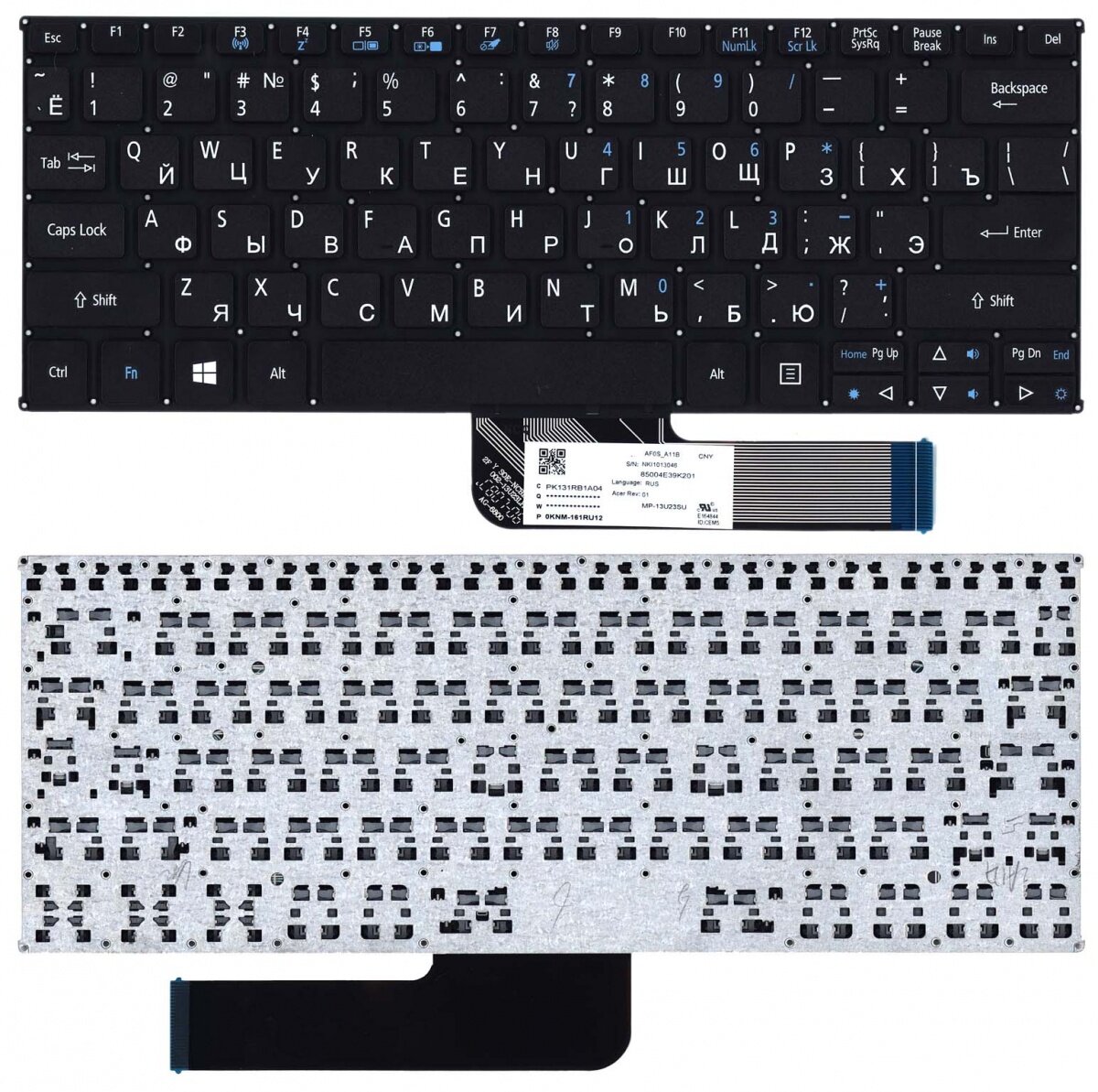 Клавиатура для Acer Aspire Switch 10 W5-015 черная