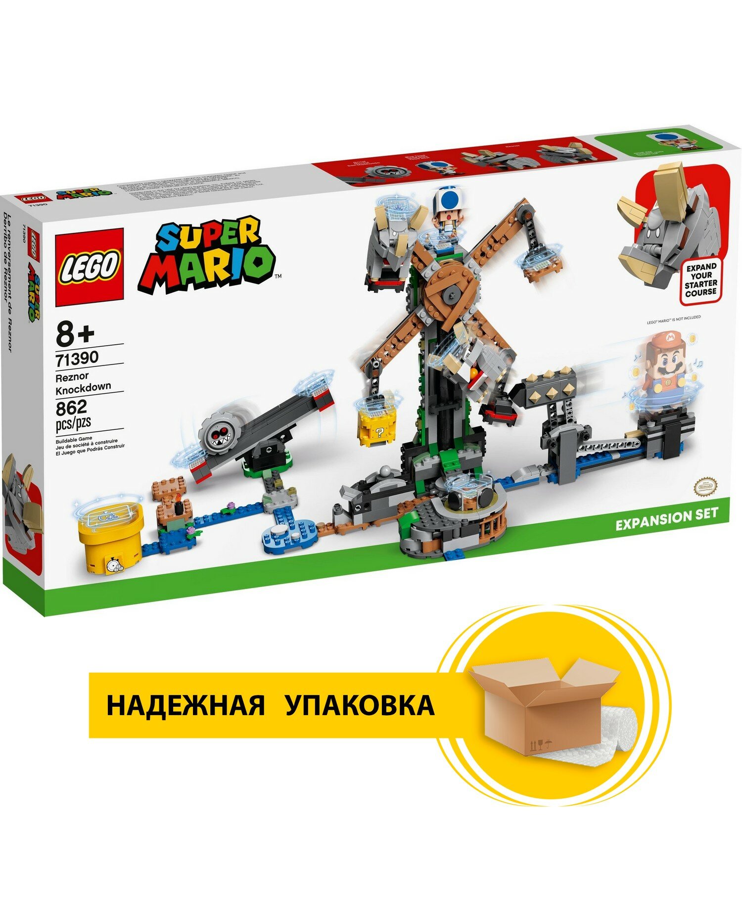 Конструктор LEGO Super Mario 71390 Нокдаун резноров, 862 дет.