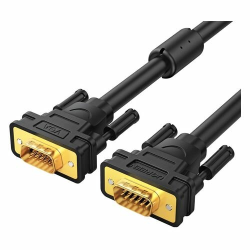 Кабель аудио-видео UGREEN VG101, VGA (m) - VGA (m) , 1.5м, черный [11630]