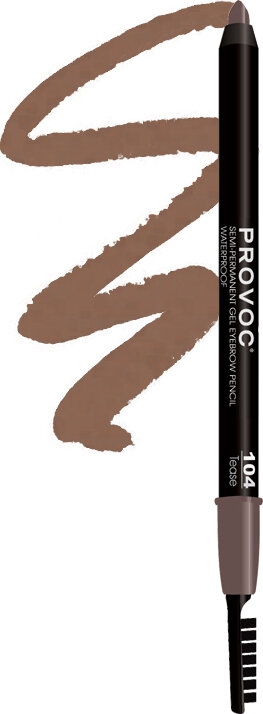 PROVOC, Гелевая подводка в карандаше для бровей Eye Brow Liner 104 Tease