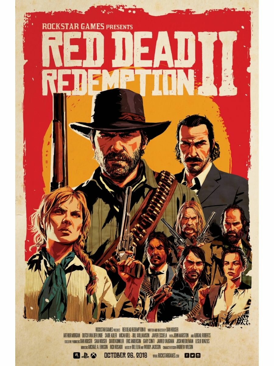 Постер "Red Dead Redemption 2"