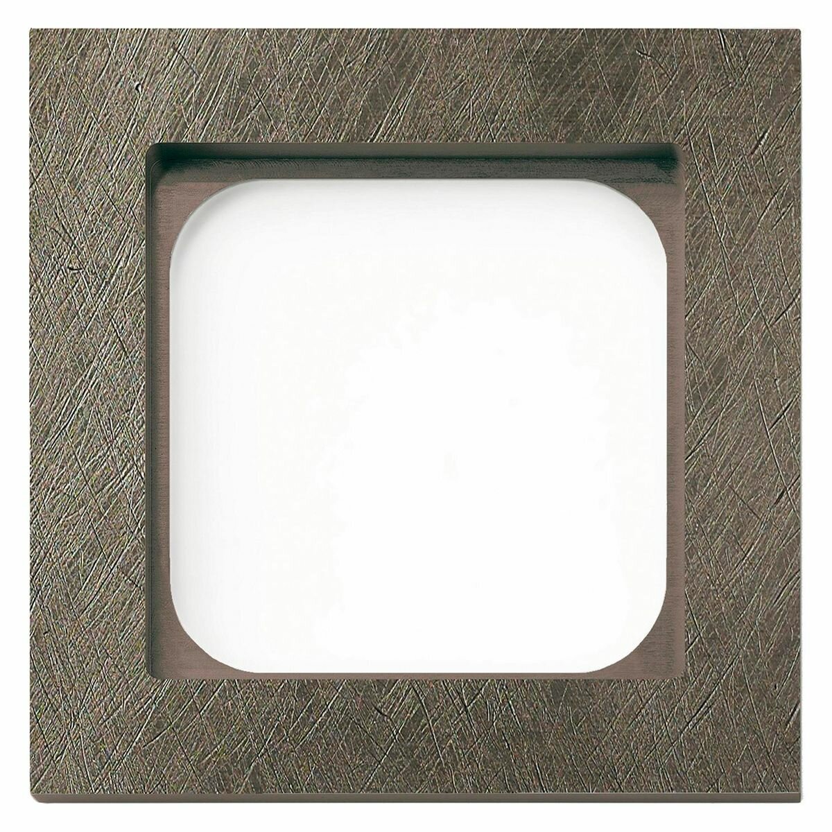 Рамка 1-пост 001-06 Basalte Frame Classic 1-gang, fer forg grey, серое кованное железо, 1 шт.
