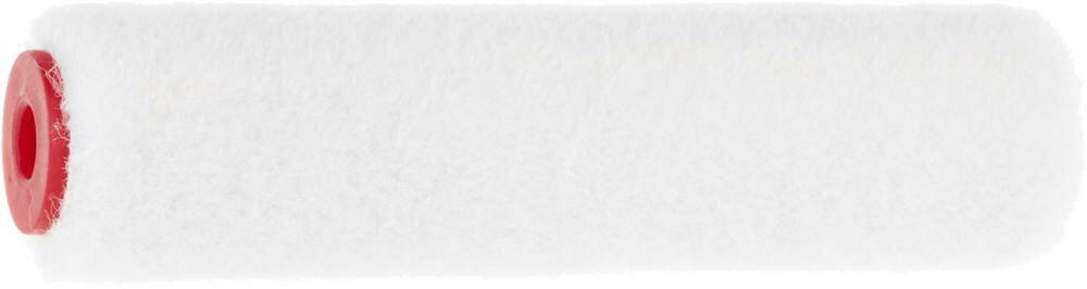 Малярный ролик ЗУБР, 15 х 100 мм, бюгель 6 мм, ворс 4 мм, 100% шерсть, для лаков и эмалей, велюр 02536-10