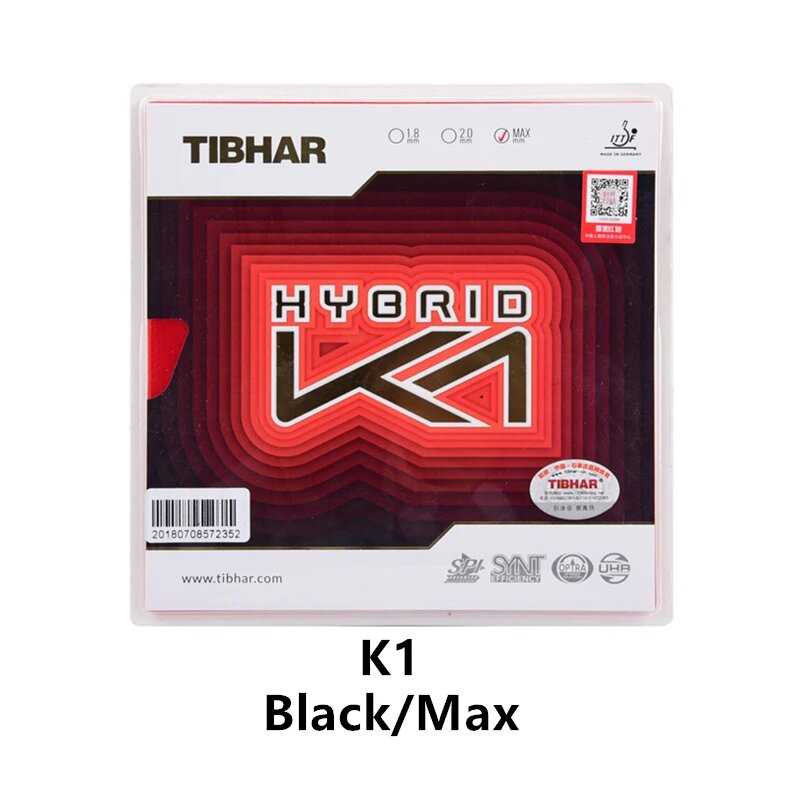 TIBHAR HYBRID K1 / K1 PLUS, резиновая липкая губка для наступления на предплечье, для настольного тенниса, пинг-понга