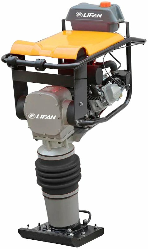 Вибротрамбовка LIFAN SR75 (вес 75 кг, площадка 300×280мм, двигатель CP160F-2)