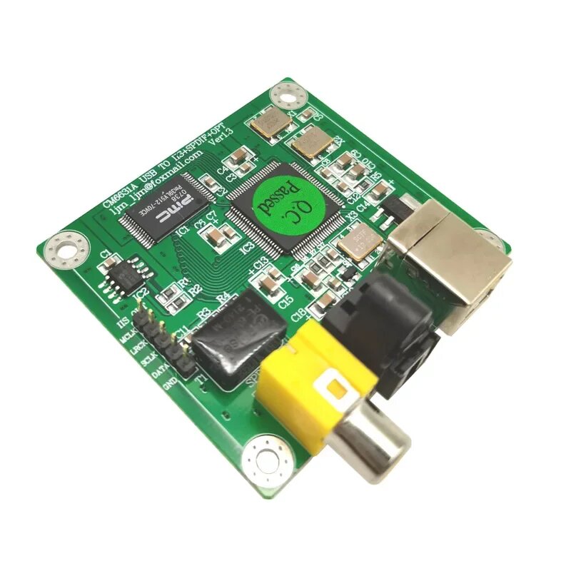 LUSYA CM6631A USB к коаксиальному конвертер DAC