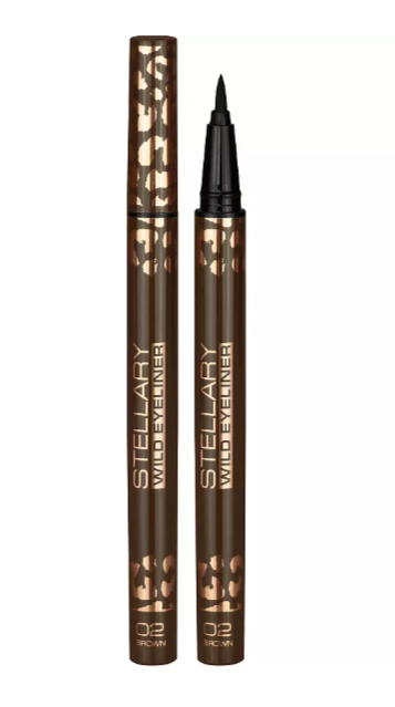 Фетровая подводка для глаз Stellary Wild Eyeliner, тон 02 Коричневый, 0,80 мл