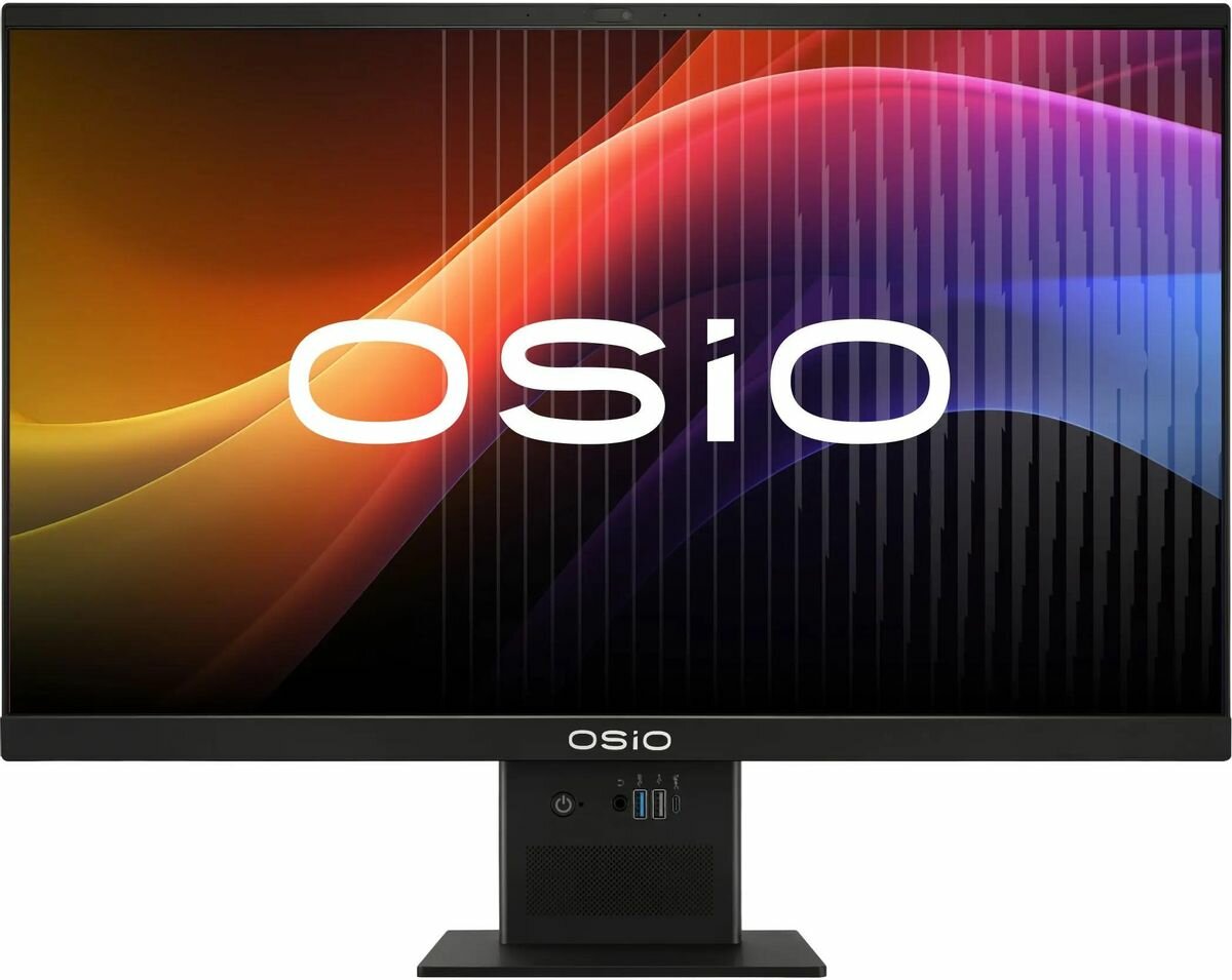 23.8" Моноблок OSIO BaseLine B240i-025b Full HD, Intel Core i3 1115G4, 16ГБ DDR4, 512ГБ SSD, Windows 11 Pro, черный B240I-025B