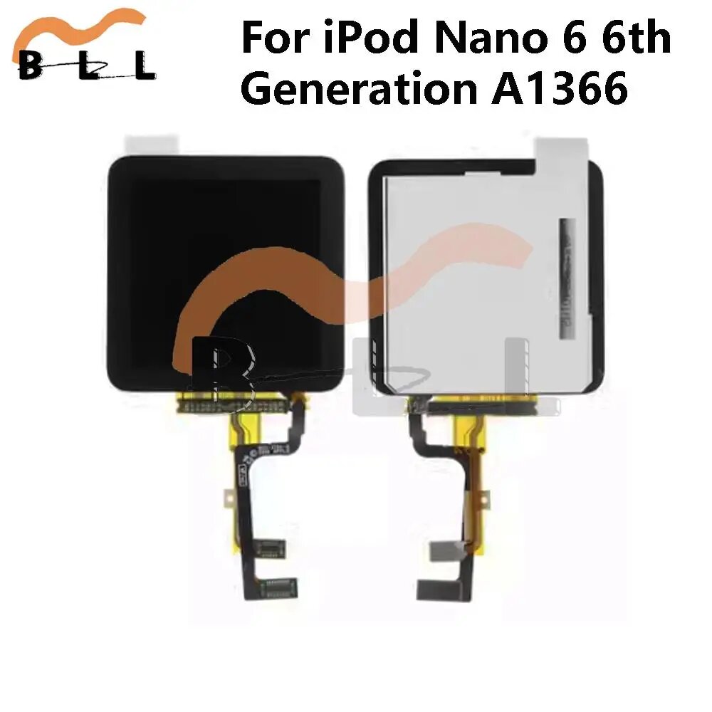 ЖК-дисплей для iPod Nano 6 6-го поколения A1366, сенсорный экран, дигитайзер, сенсорное стекло, полная сборка, запасные части для ремонта