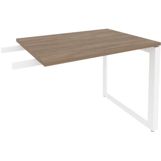 Брифинг-приставка Riva CHAIR на П-образном м/к O. MP-BR-9 Дуб аризона/Белый металл 980*720*750 Onix