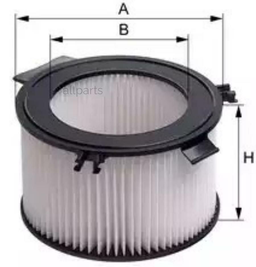 M-FILTER A958 фильтр салона!\ VW T4 1.9D/TD/2.4D/2.5TDi 90-04