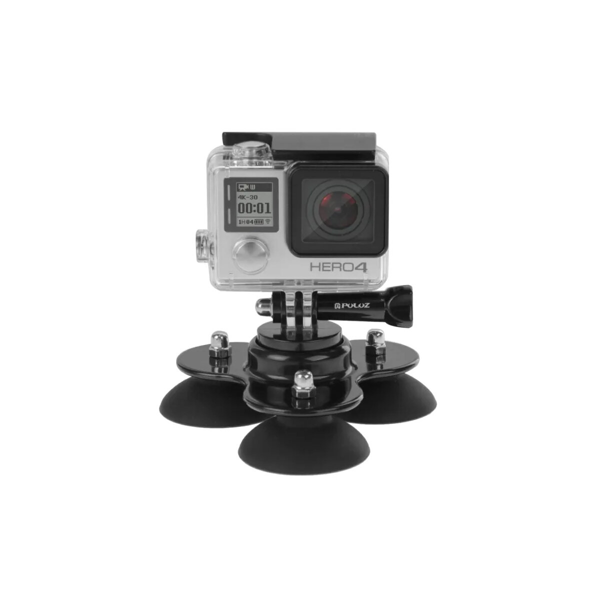 Крепление камер GoPro на трёх присосках Малое