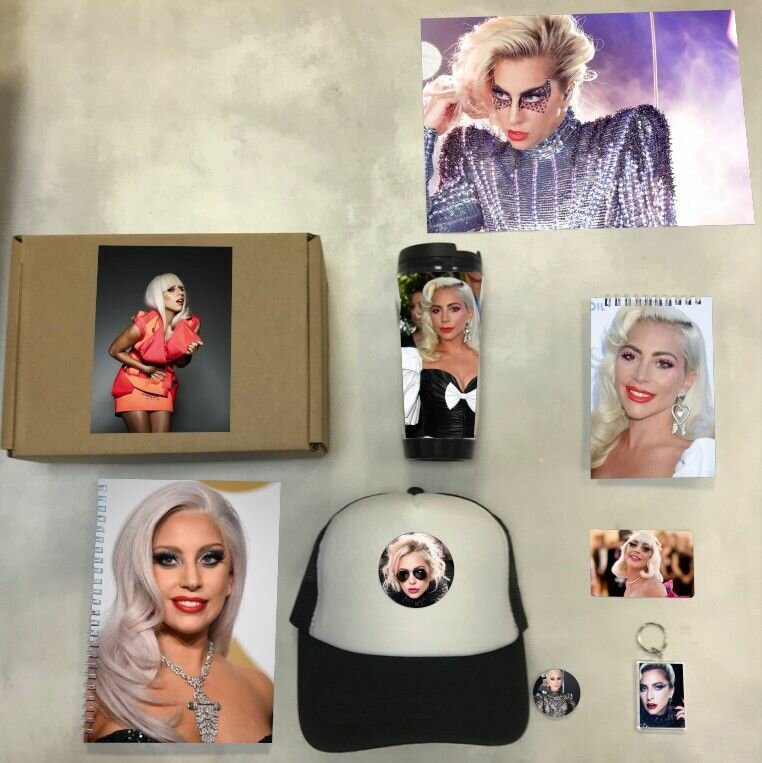 Бокс Леди Гага, Lady Gaga №3, Товары с нашими рандомными картинками