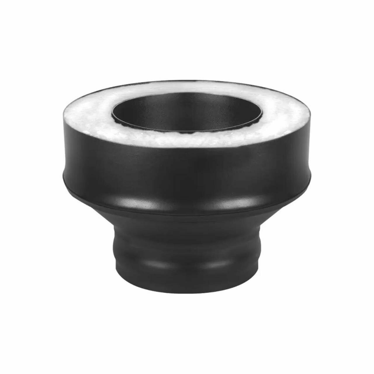 Старт-сэндвич BLACK (AISI 430 1,0мм/0,5мм, KERALUX) диаметр дымохода: 120x200 мм