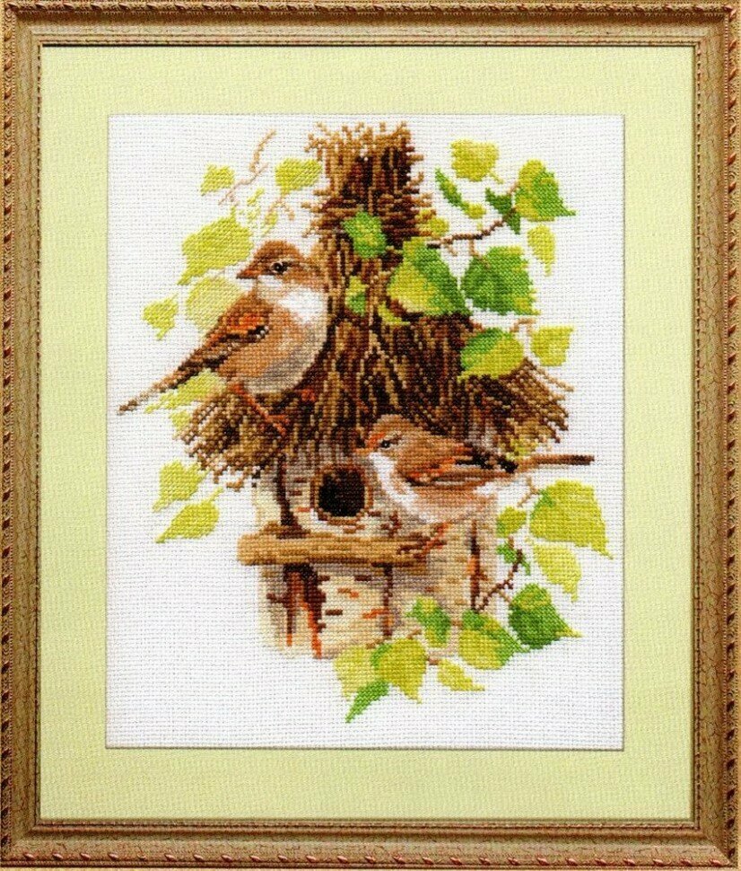 Набор для вышивания Алиса #1-23 Славки, Счетный крест, 22 x 26 см