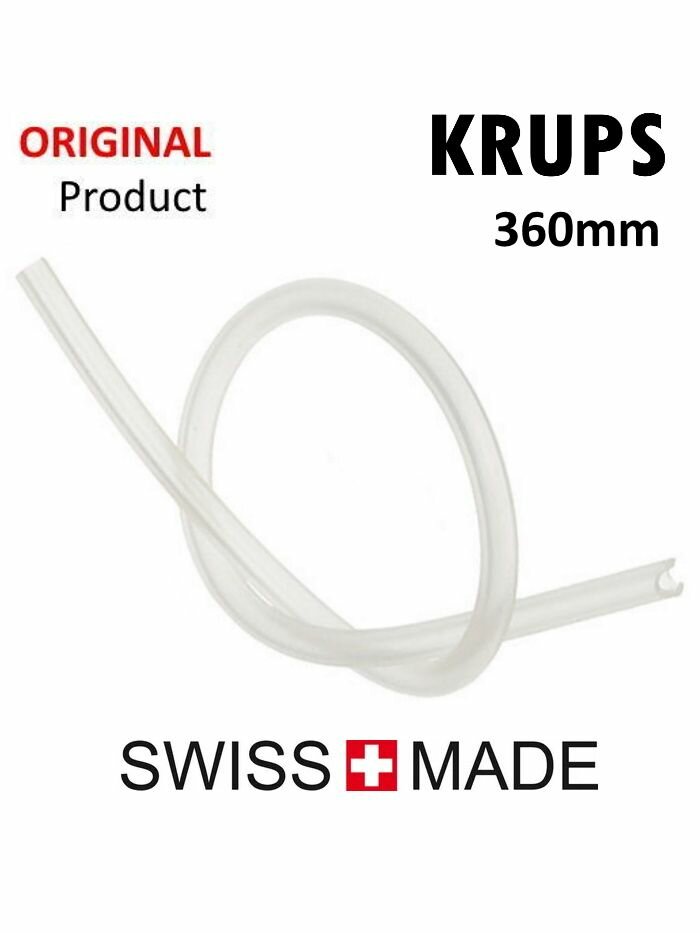 Трубка капучинатора Krups 360mm силикон для XS XP EA серий, молочный шланг