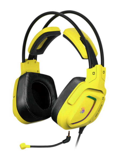 Игровая гарнитура Bloody G575 Punk, желтый/черный