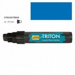Синий основной художественный акриловый маркер "Solo Goya" Triton" 15,0 мм