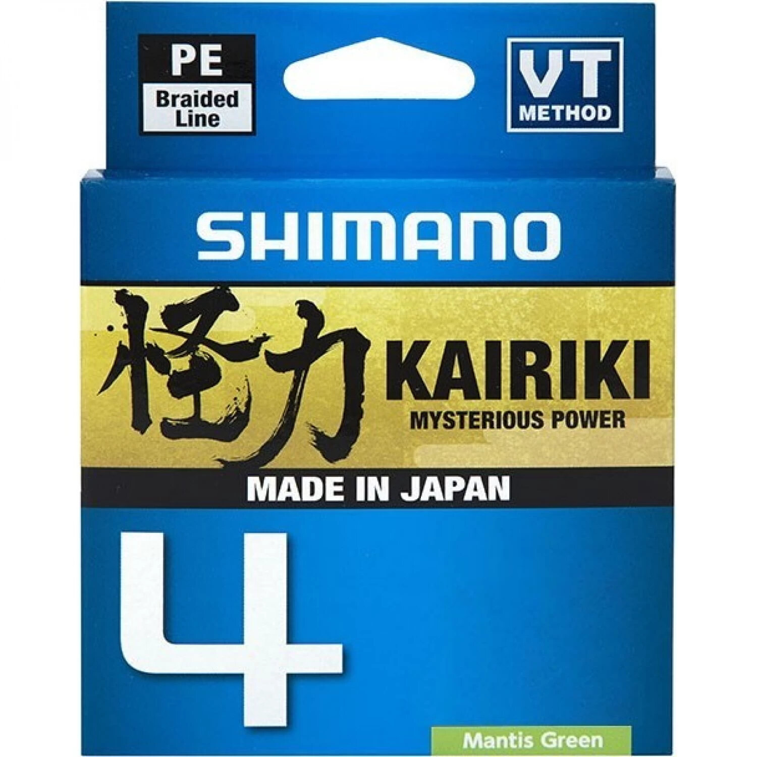 Плетеный шнур Shimano Kairiki 4 150m 0,28mm 26,0kg M Green