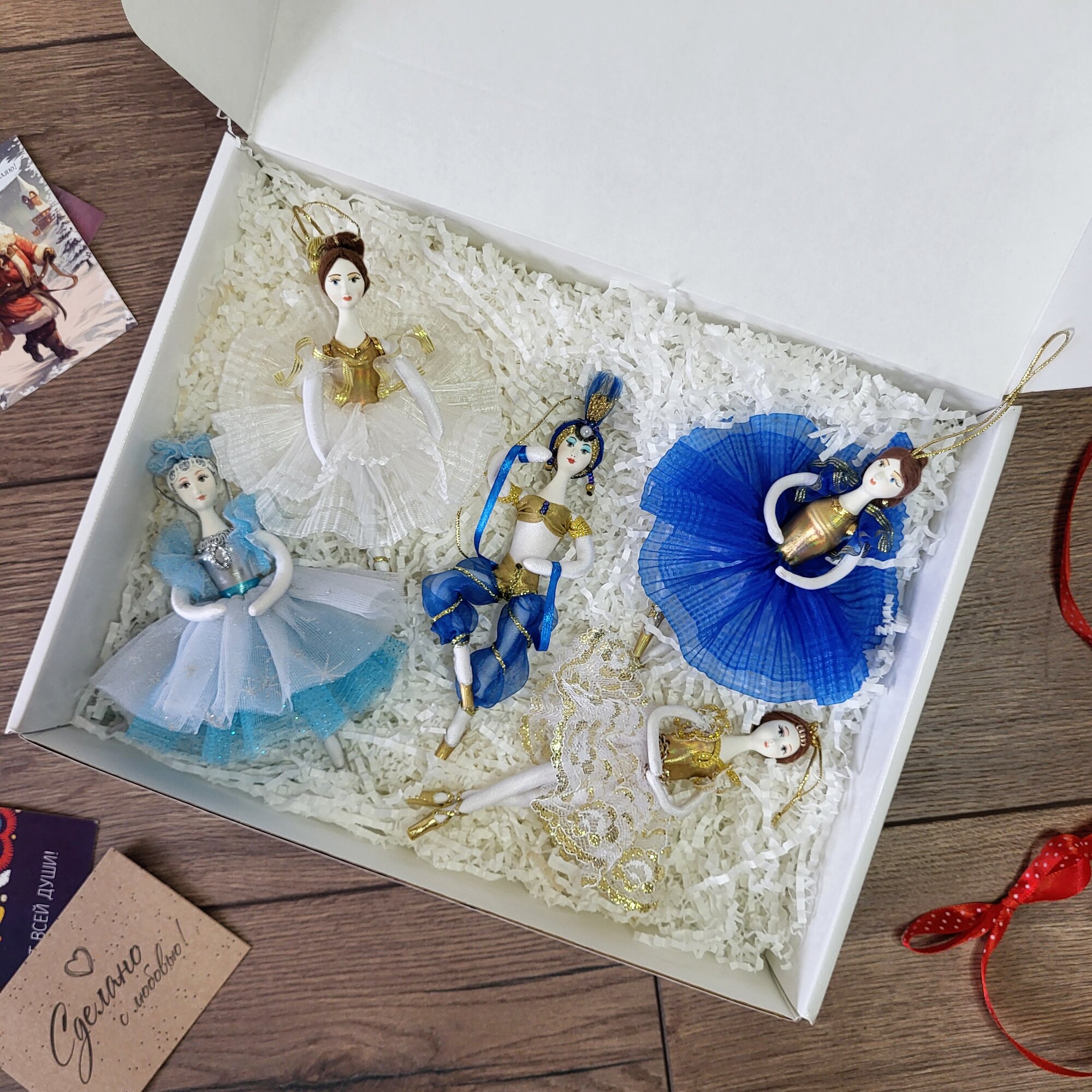 Набор интерьерных елочных игрушек Балерины 1