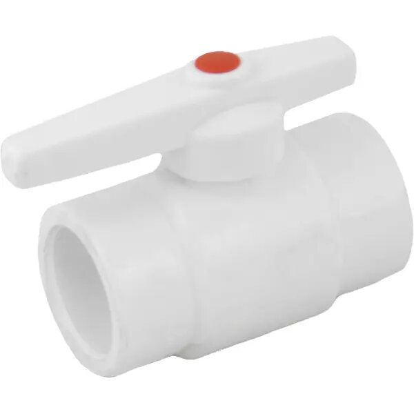 Кран шаровой РВК 40 мм стандартный проход полипропилен