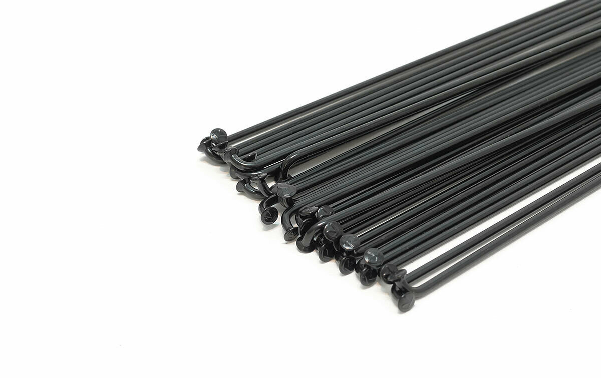 Комплект спиц для велосипеда Pillar Spoke P14 (Richman S14) 272мм, 14G, нерж. сталь, черные (40шт без ниппелей)