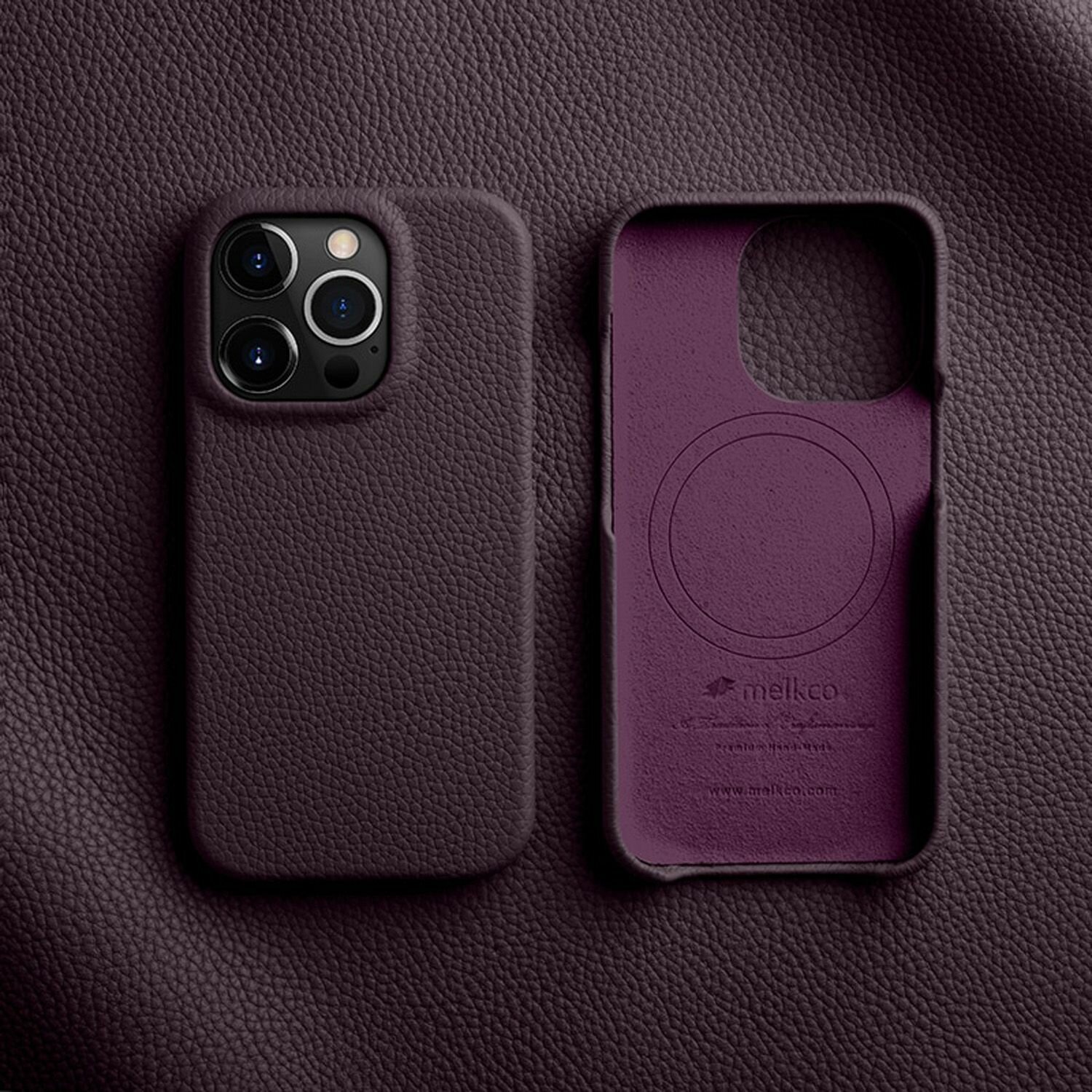 Кожаный чехол накладка Origin Regal Snap Cover для iPhone 15 Pro