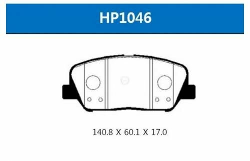Колодки тормозные передние Hyundai KIA HP1046 HSB