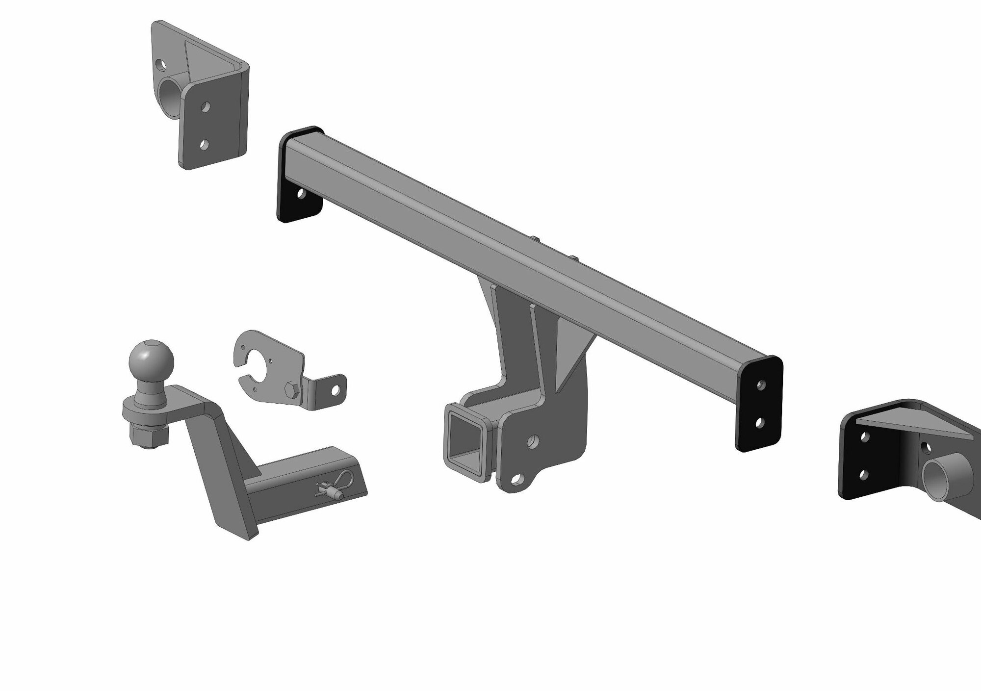 Фаркоп Lada Vesta NG 2023-, вкл. Cross, SW. под американский квадрат Трейлер.2183