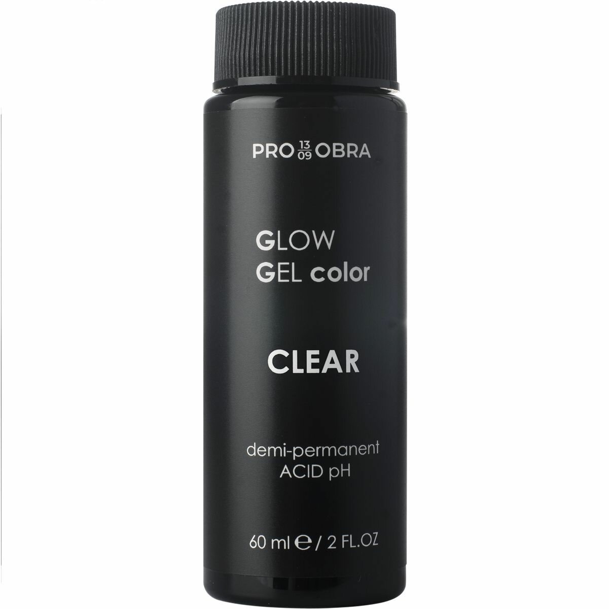 OBRA PRO13/09 Полуперманентный гелевый краситель GLOW GEL CLEAR, 60 мл