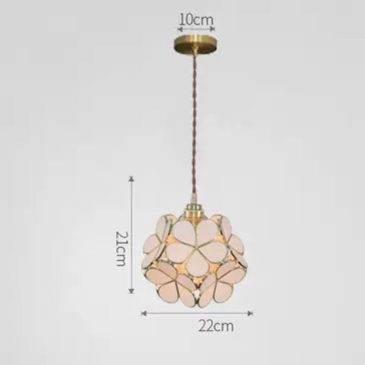 Светильник Fiorellini (1 плафон / цвет молочный)