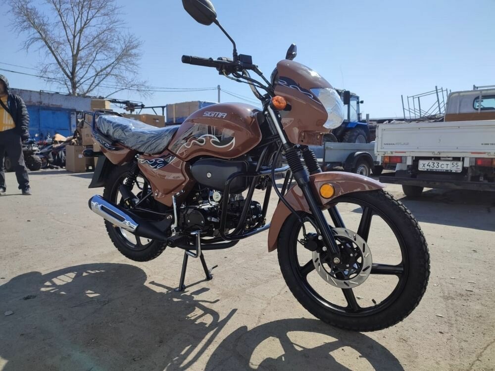 Мопед SIGMA SPORT 125 см3 (49,9 см3) (коричневый)