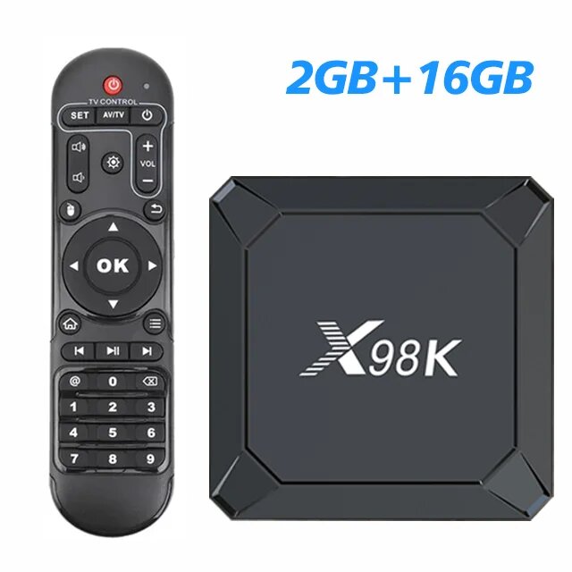 X98K Smart TV Box Android 13.0 Rockchip RK3528 Quad Core 2G 16G / 4GB 32GB BT5.0 H.265 Wifi 6 4K HD Media Player Set Top Box