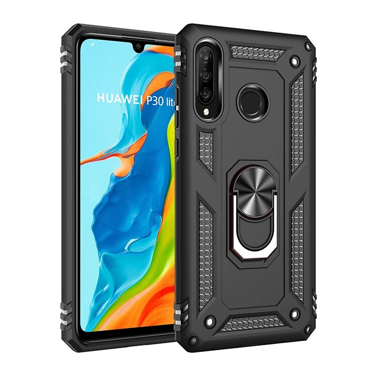 Бронированный Мягкий противоударный чехол для Huawei P30 Lite MAR-LX1M P30 ELE-L29 P30 Pro VOG-L29, силиконовый бампер, жесткие чехлы из поликарбоната