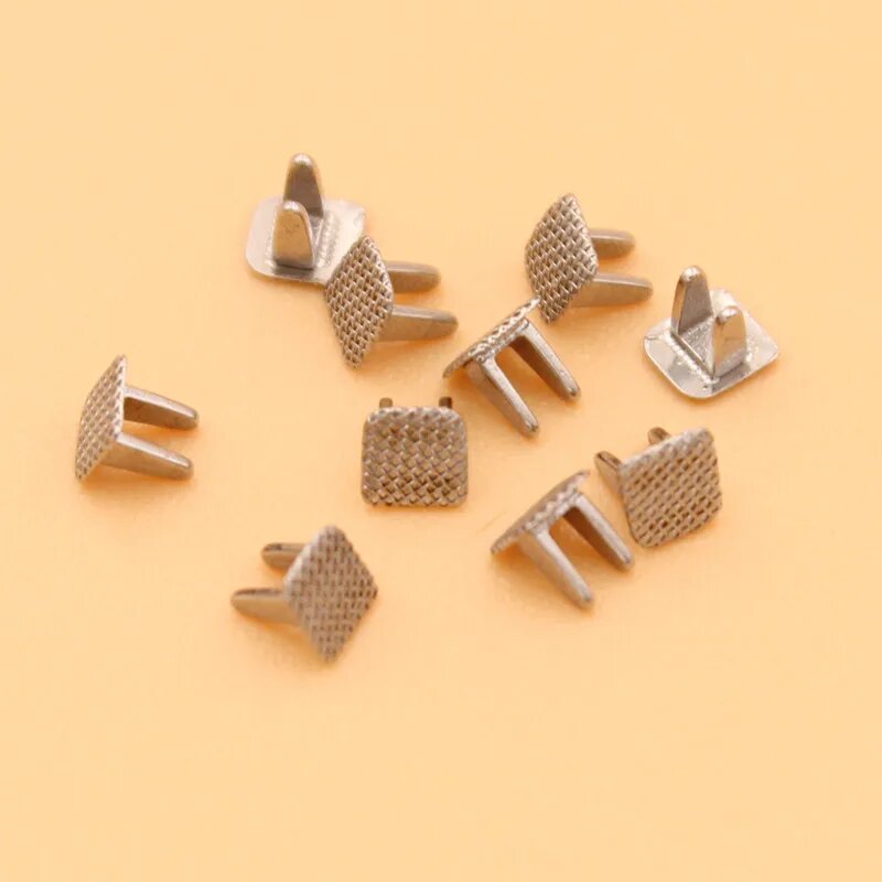 Ортодонтическая кнопка LISM металлическая 10 шт Type G 10Pcs