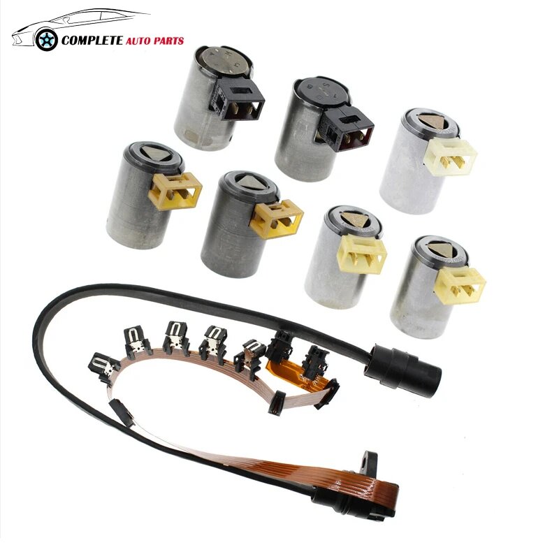 Соленоиды автоматической коробки передач 01M325283A 01M 095 096 G9 с жгутом проводов для VW Jetta Golf Beetle 03-10 With Wiring Harness