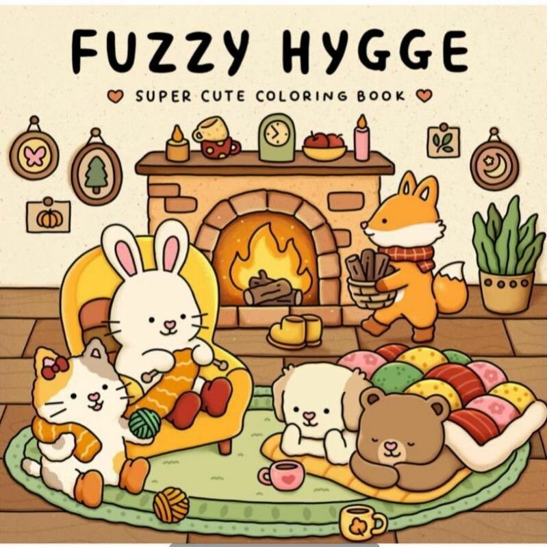 Coloring book for kids and teens, super cute and comfortable design